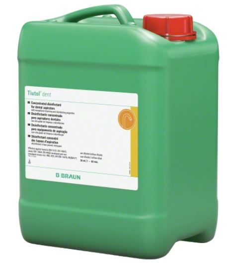 Tiutol® dent Desinfektionsmittelkonzentrat für dentalärztliche Absauganlagen 5 Liter Kanister ...