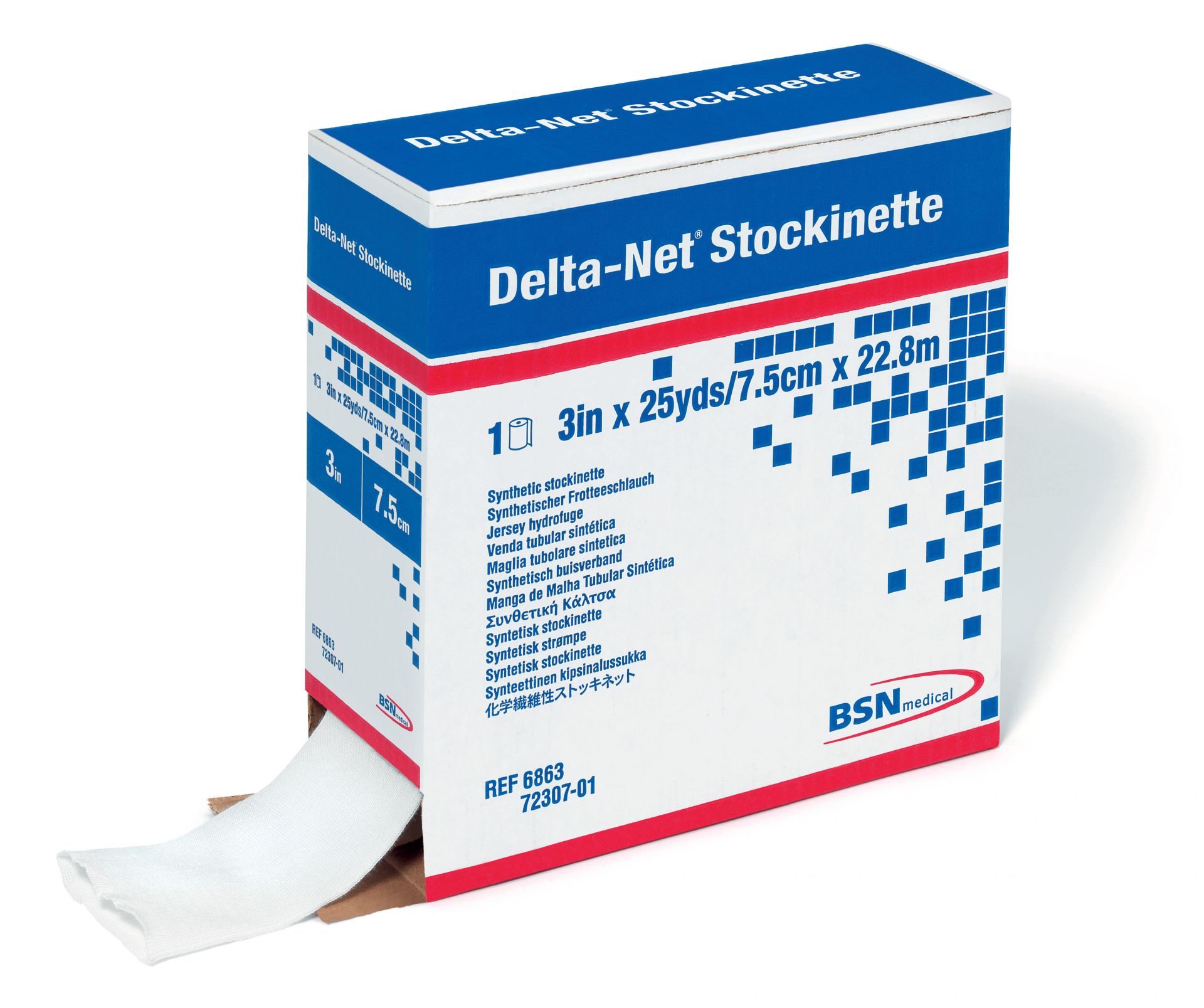 Delta-Net® Stockinette Trikotschlauchverband | Schwarz | 22,8 m x 15 cm ...