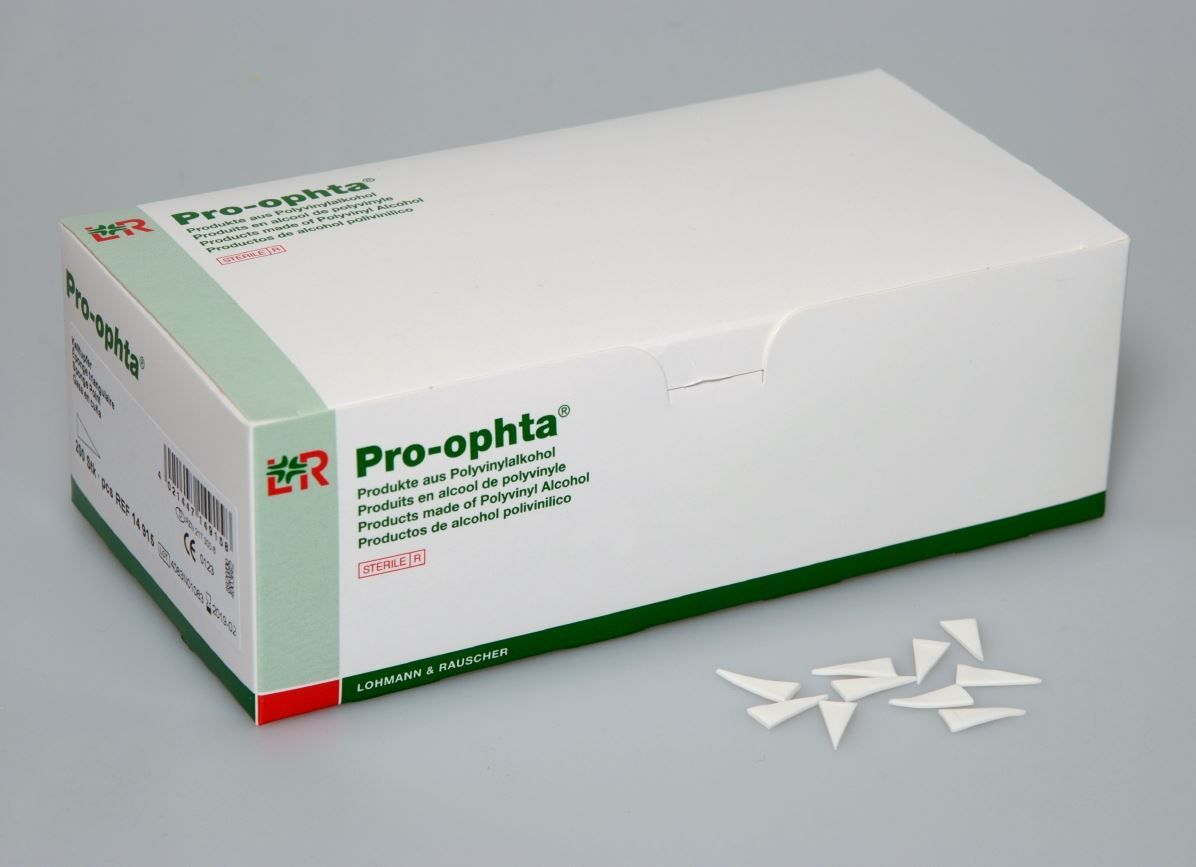 Pro-ophta Keiltupfer 10 Stück eingesiegelt, 200 Stück, steril | 101534